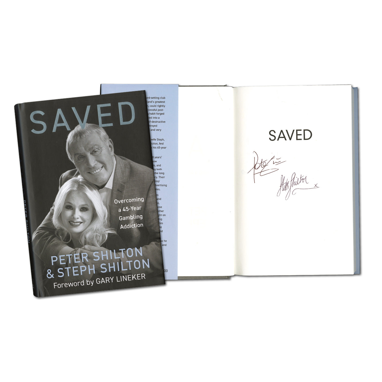Peter & Steph Shilton Signed Book