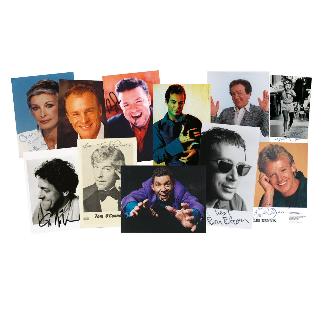 Comedy Collection (15) Ricky Gervais, Ben Elton & More Autographs