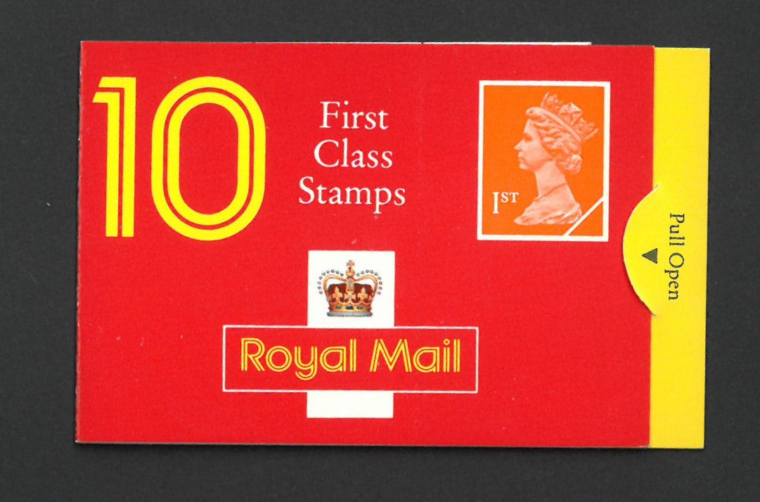GB 1992 £2.40 1st Class Stamp Book Blind Perf Between Stamps 4 & 5. SG